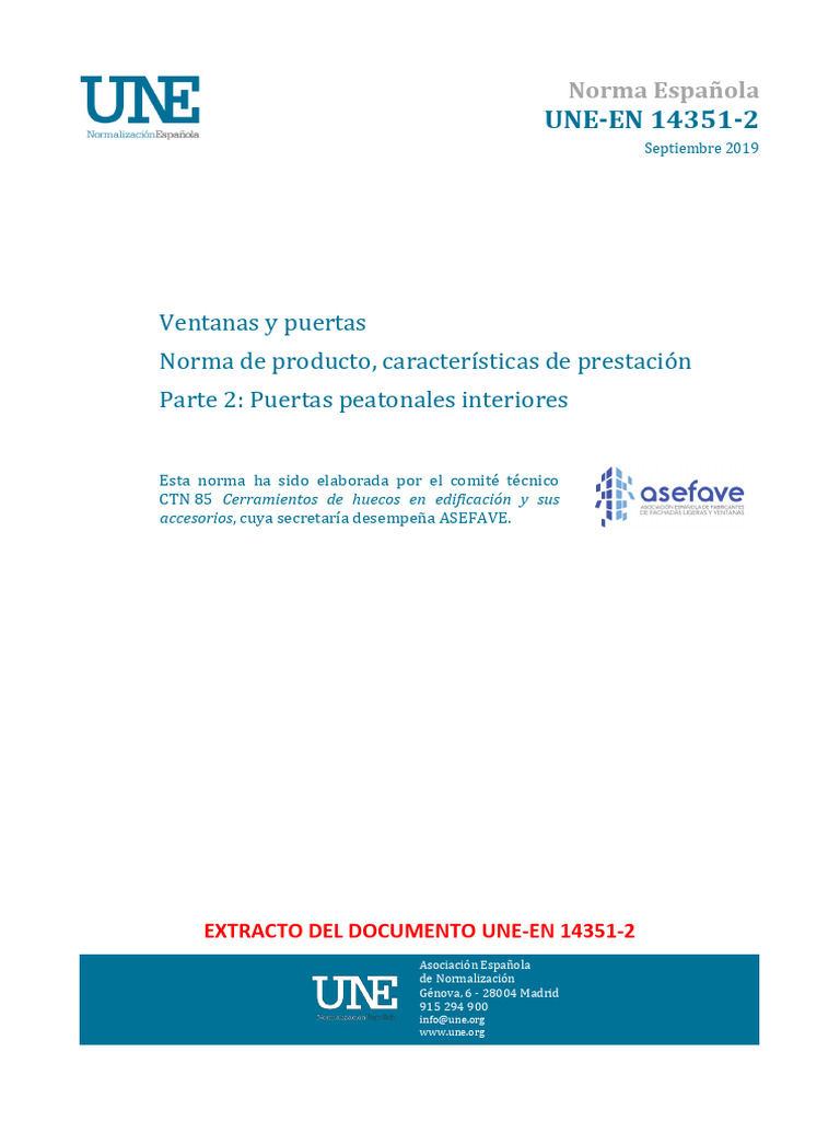 (Ex) Une en - 14351 2 2019 | PDF | Ventana | Lentes