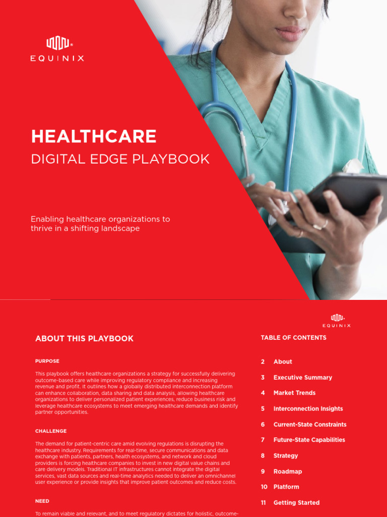 Healthcare Digital Edge Playbook 1 | PDF | Health Care | Electronic ...