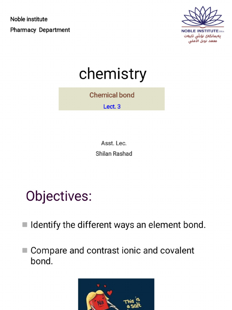Chemistry Lec3 | PDF