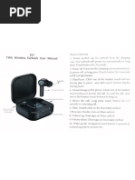 Pro6 Earbuds | PDF | Headphones | Bluetooth