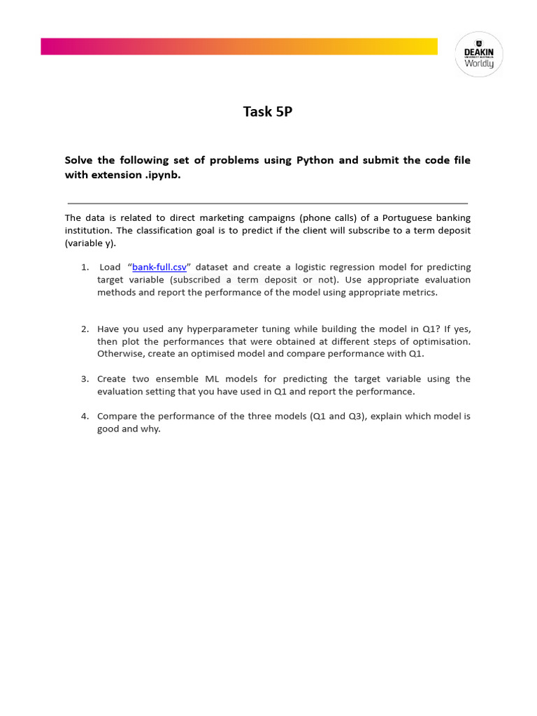 Task 5P | PDF