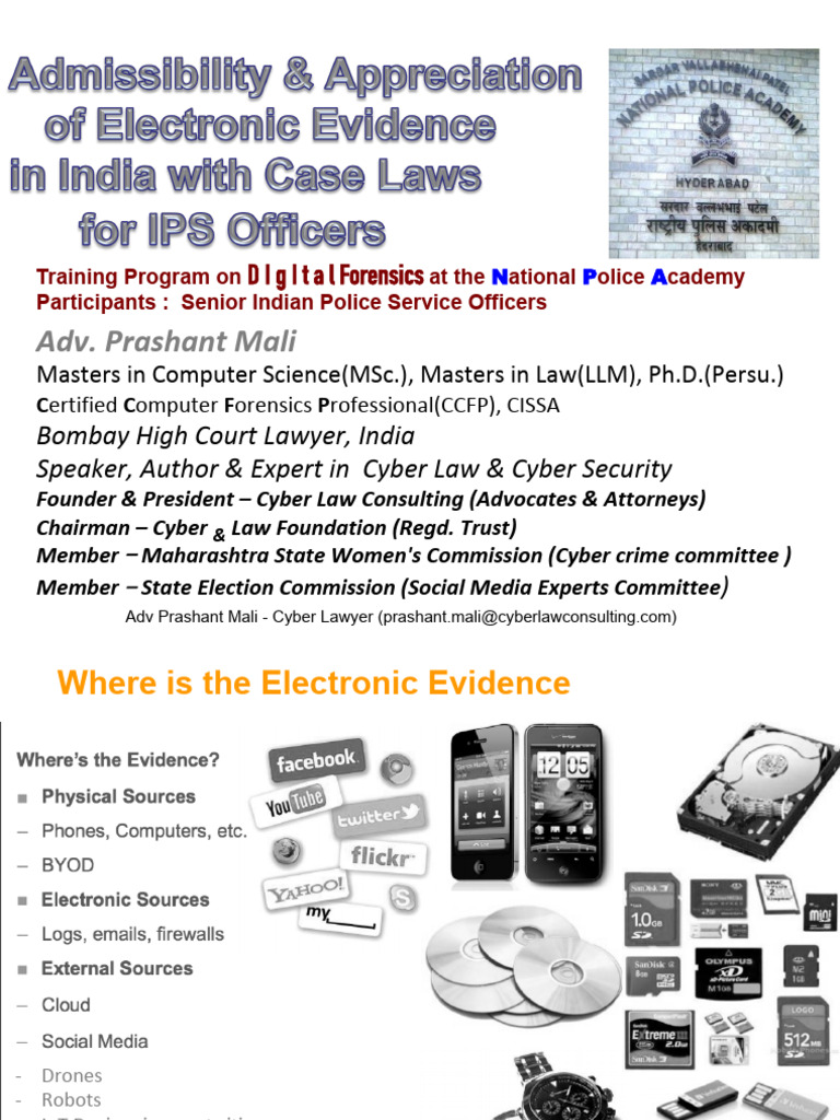 Cyber Law Insights on Electronic Evidence | PDF | Security Hacker ...