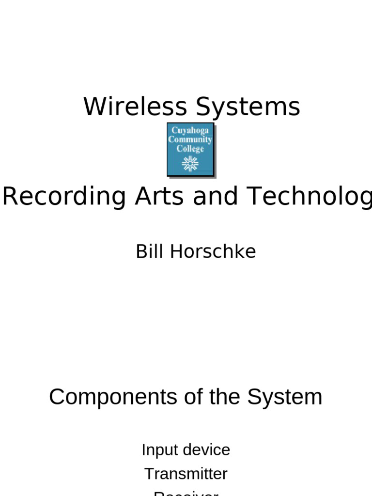 13B Wireless Updated S2020 | PDF | Modulation | Radio