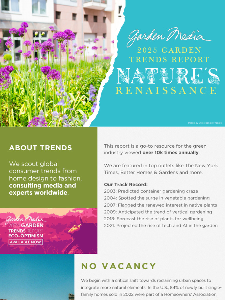 2025 Garden Trends Report | PDF | Hedge | Gardens