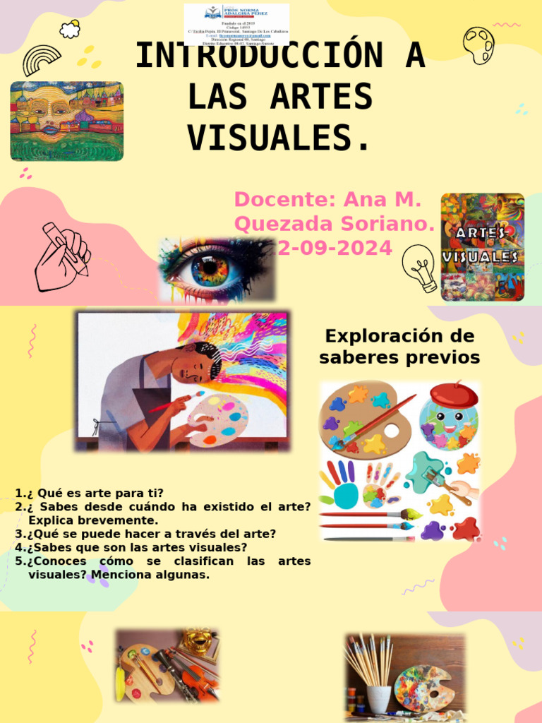 Introducción A Las Artes Visuales-1 | PDF | Las artes | Educación en ...