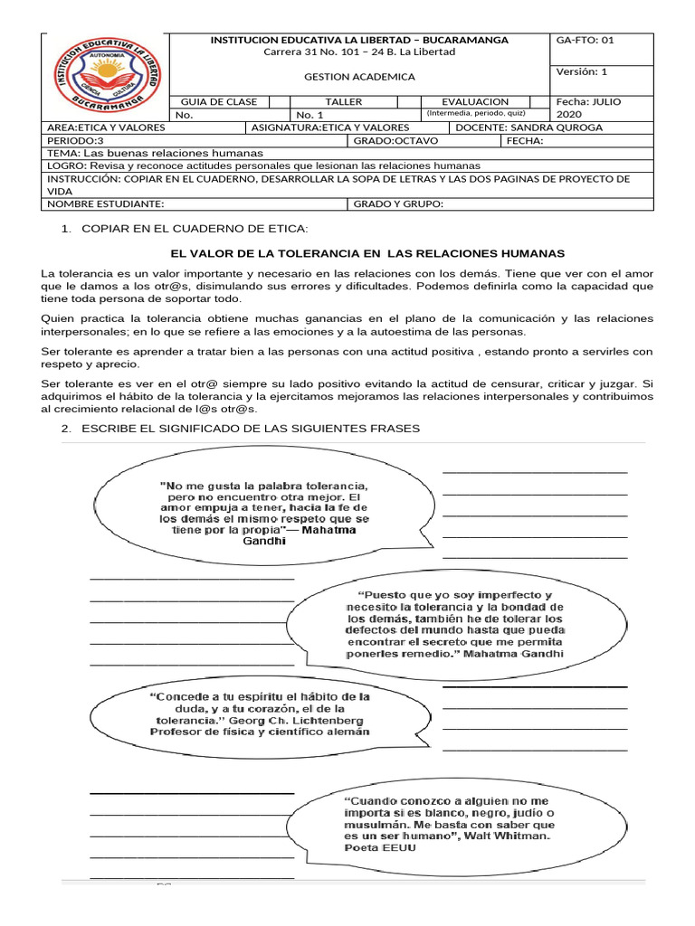 Taller 2 | PDF | Tolerancia | Sicología