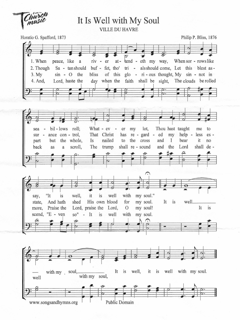 It Is Well With My Soul | PDF