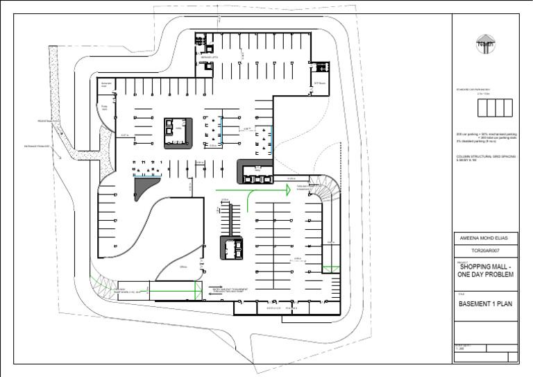 Basement Plan for Shopping Mall Layout | PDF