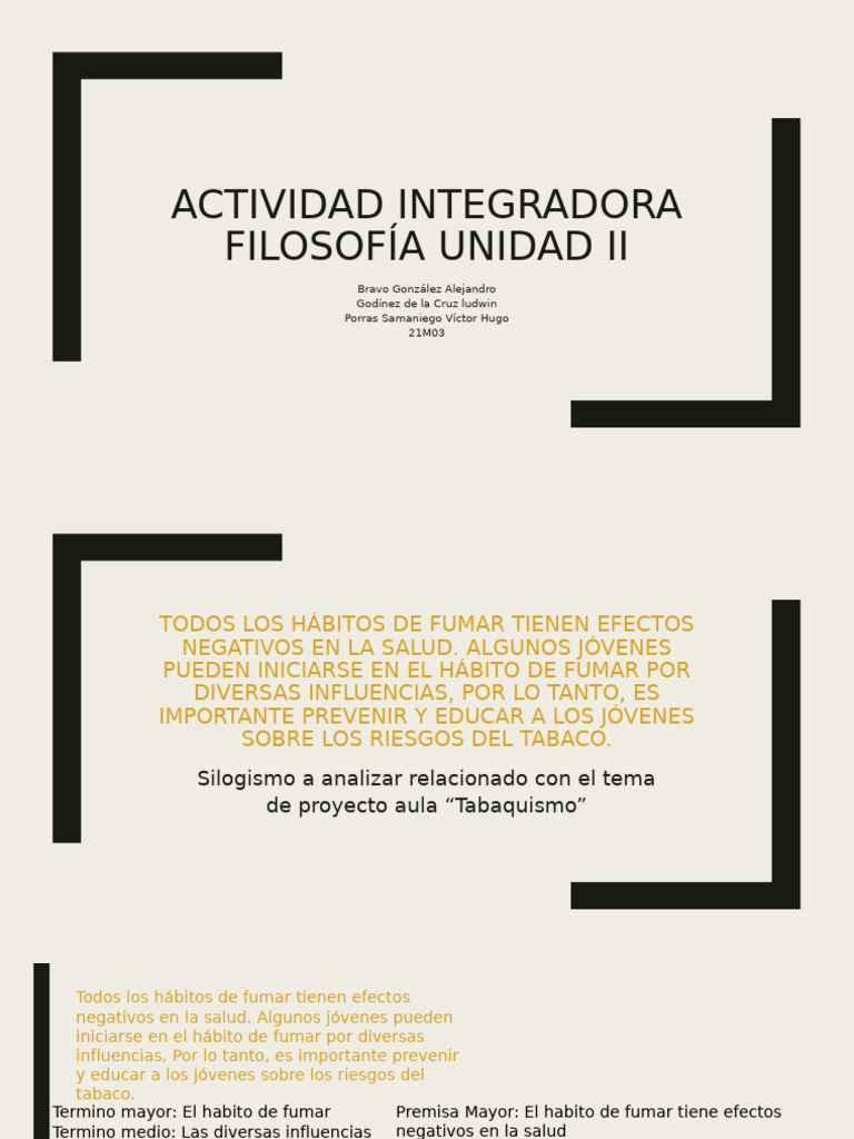 Actividad Integradora Filosofia II | PDF | Metodología filosófica | Lógica
