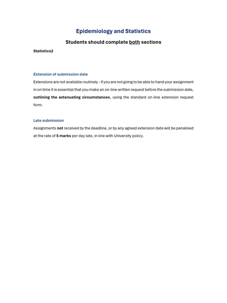 Assignment 2024 - Instructions and Question | PDF | Errors And Residuals | Statistical Analysis