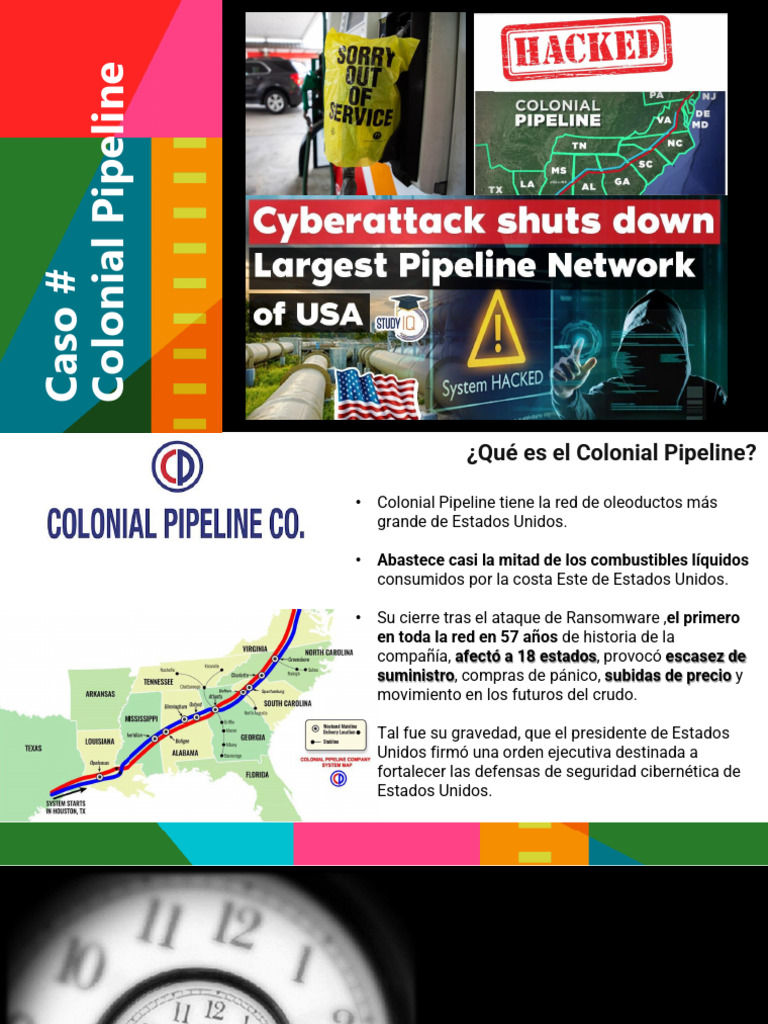 Caso Colonial Pipeline | PDF | Secuestro de datos | La seguridad ...