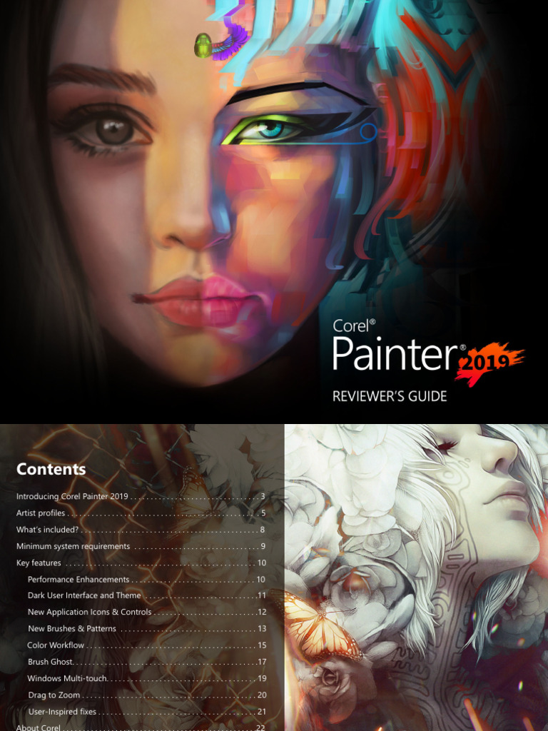 Painter2019 Reviewers Guide | PDF | Paintings | 64 Bit Computing