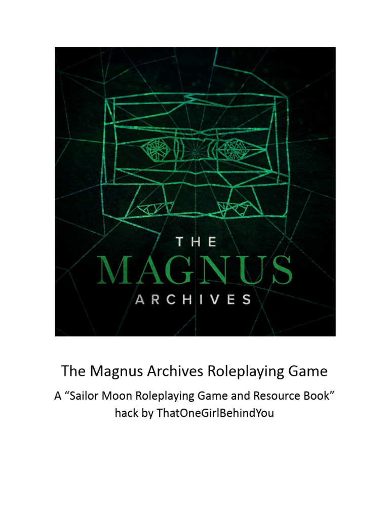 Magnus Archives TTRPG Character Guide | PDF | Role Playing Games ...