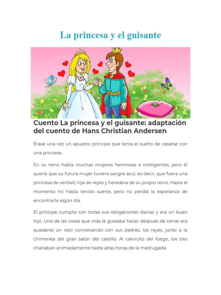 La Princesa y El Guisante | PDF
