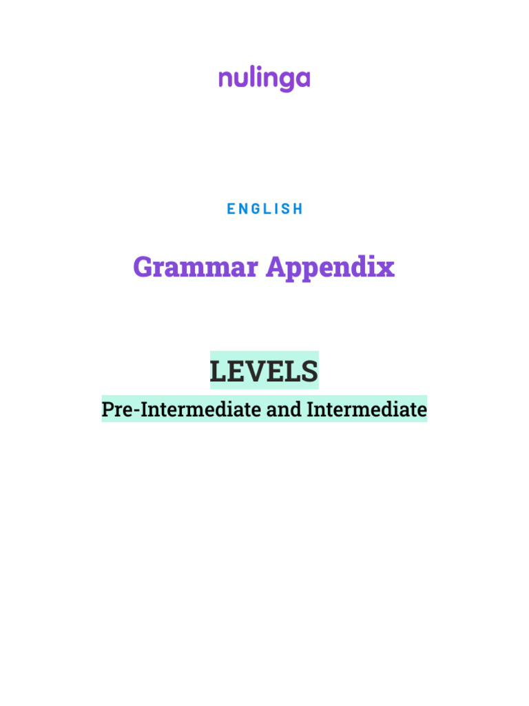 English Grammar Guide for Levels A2-B1 | PDF | English Language | Pronoun