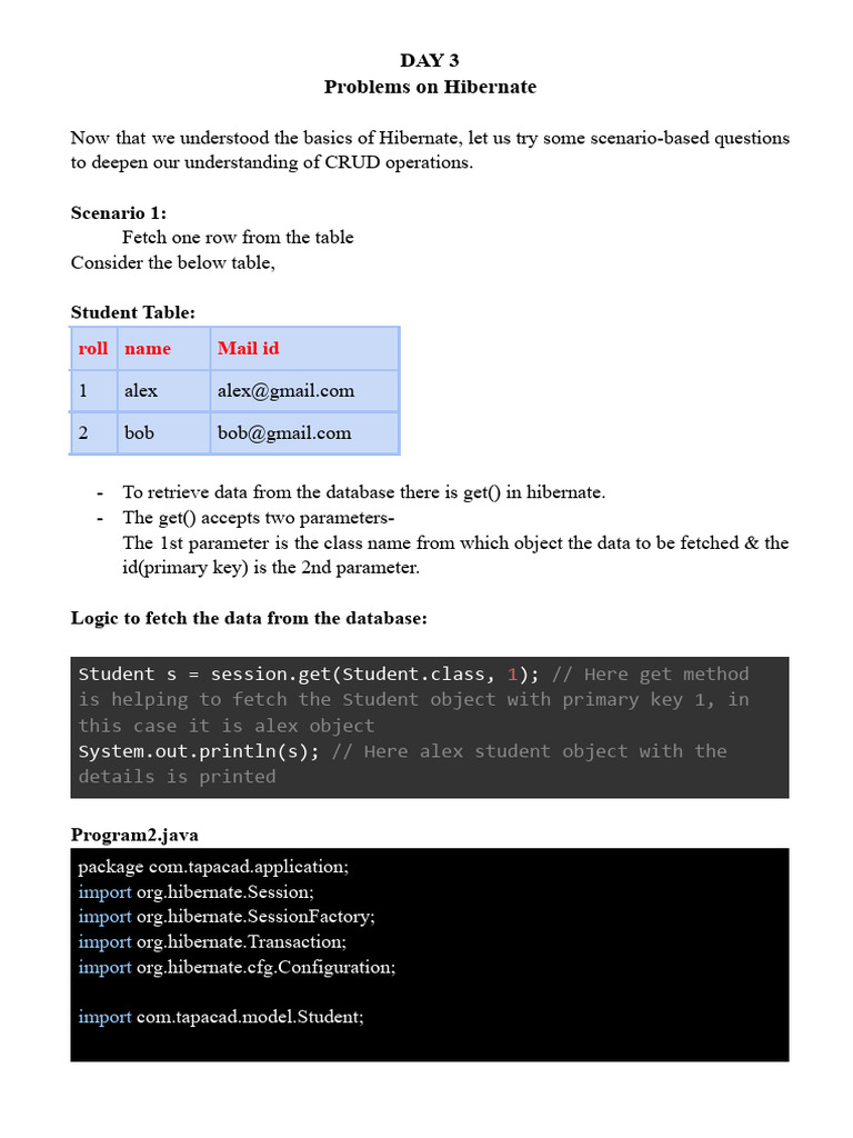 Creating and Reading Objects With Hibernate Features - Notes Lyst8673 ...