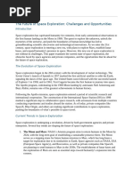 Ethical Implications of Space Tourism | PDF | Outer Space | Space ...