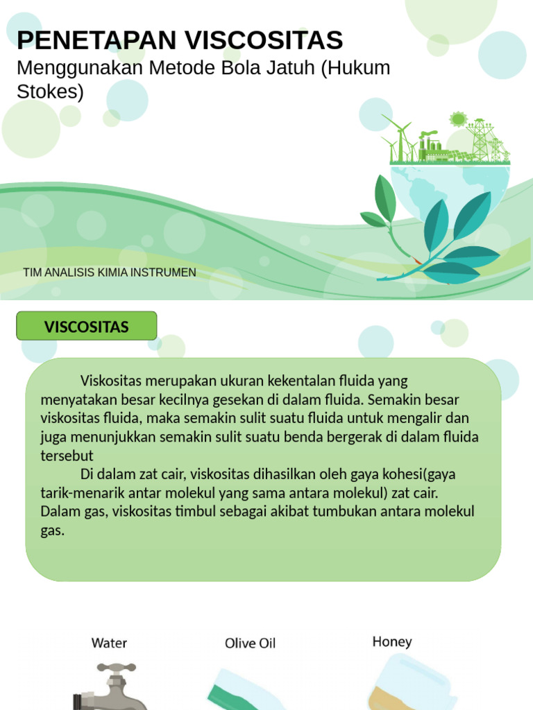 Viskositas Bola Jatuh Siswa | PDF