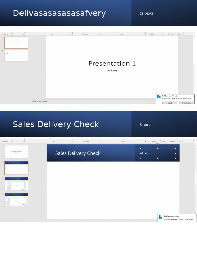 Sales Delivery Check Overview | PDF