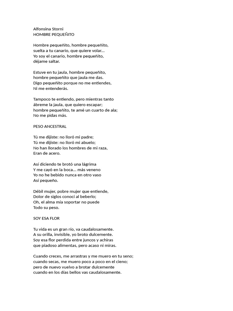 Alfonsina Storni | PDF