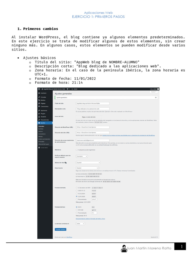 WP1 PrimerosPasos | PDF | Blog | Red mundial