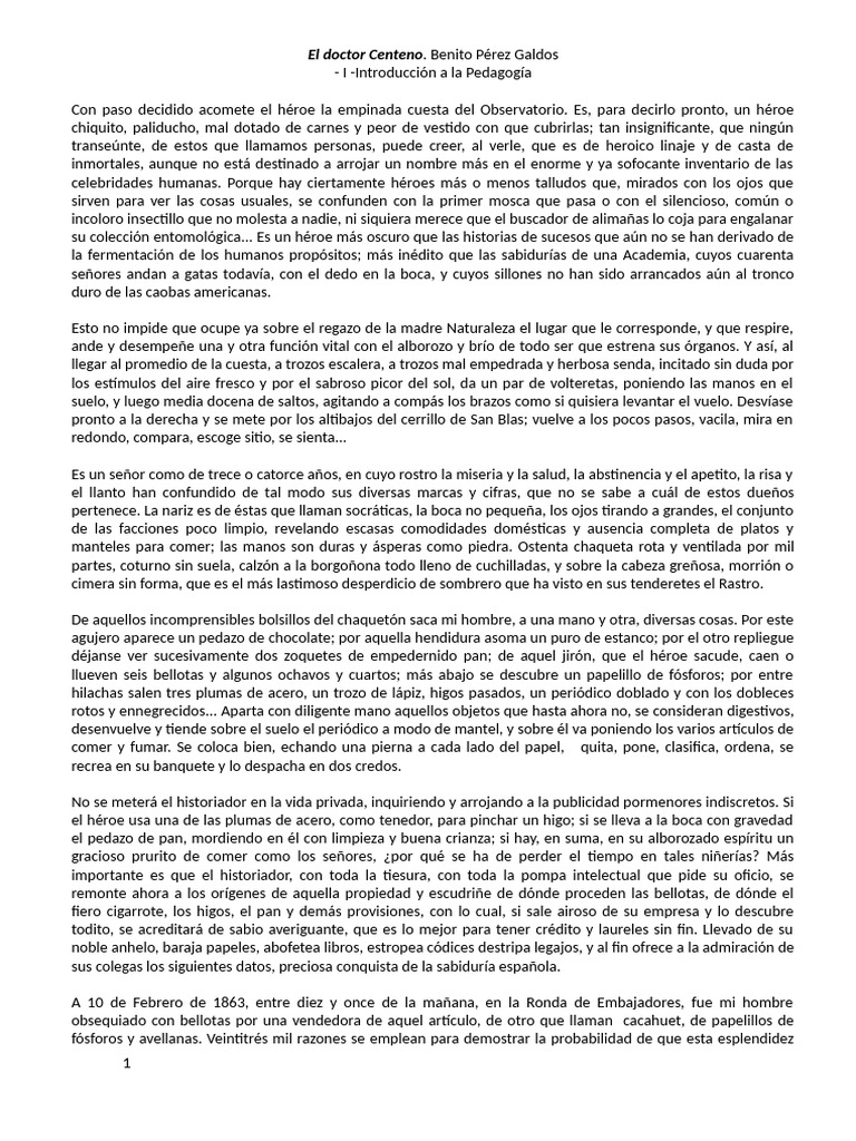 El Doctor Centeno | PDF