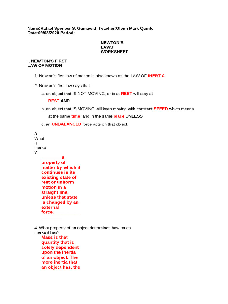 science | PDF | Weight | Gravity