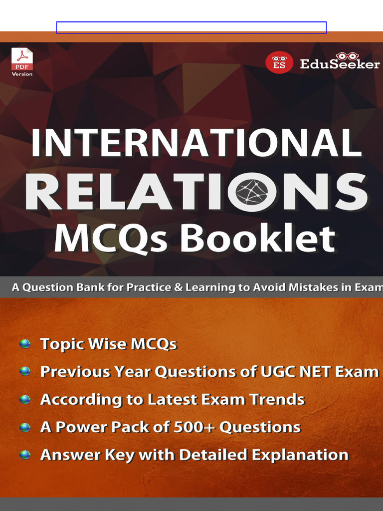 UGC NET JRF International Relations MCQs | PDF | Postmodernism | Global ...