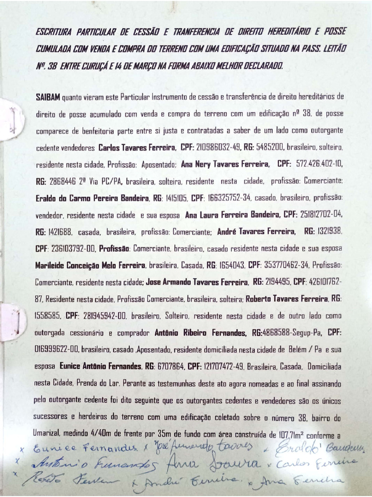 Documento Casa Vovô | PDF