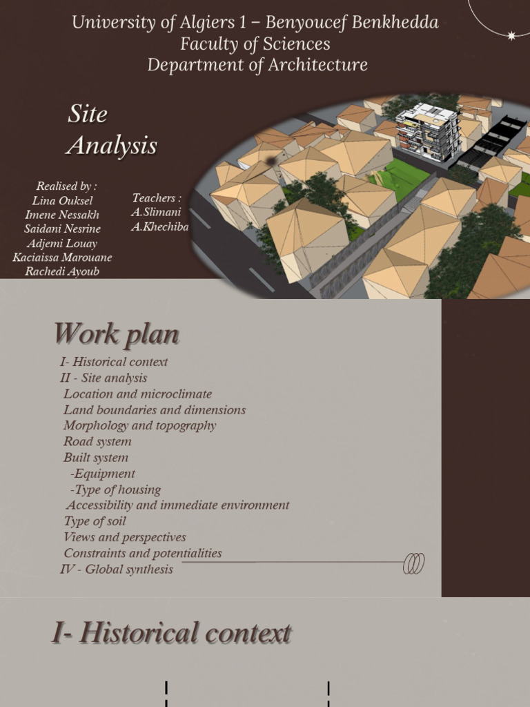 Analyse Du Site Finale - Copie | PDF | Earth Sciences | Physical Geography