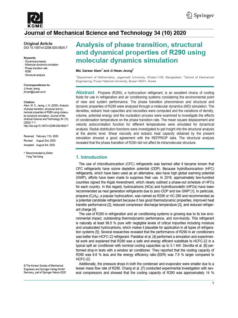 Analysis of Phase Transition, Structural | PDF | Liquids | Phase (Matter)