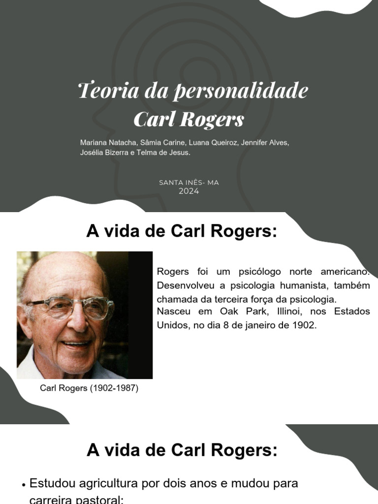 Carl Rogers | PDF | Psicologia | Autoimagem