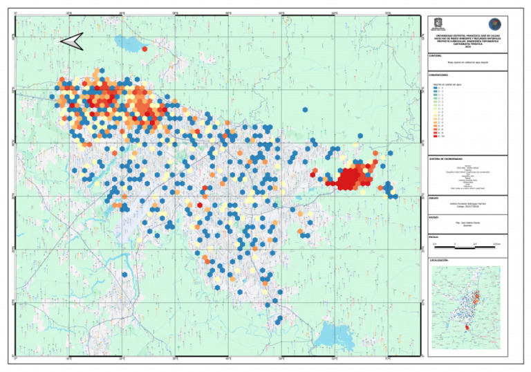 Mapa-Calidad Del Agua en Bogota | PDF