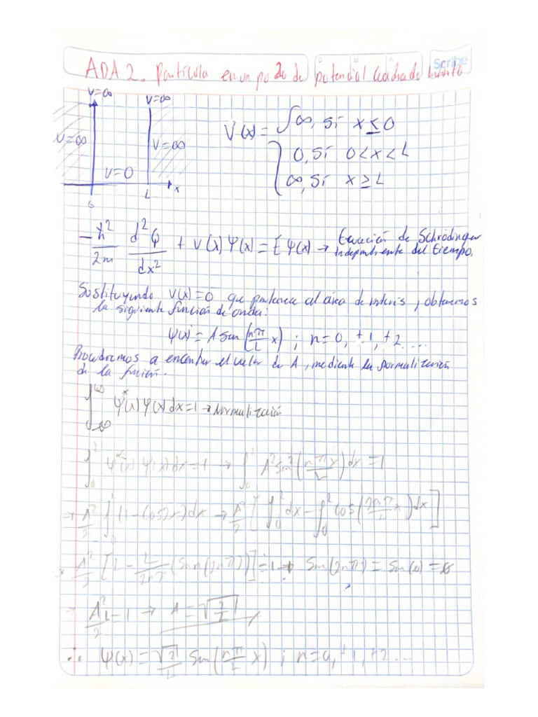 Partícula en Una Caja | PDF