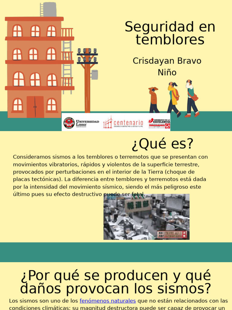 Seguridad en Temblores | PDF | Temblores | Sismología