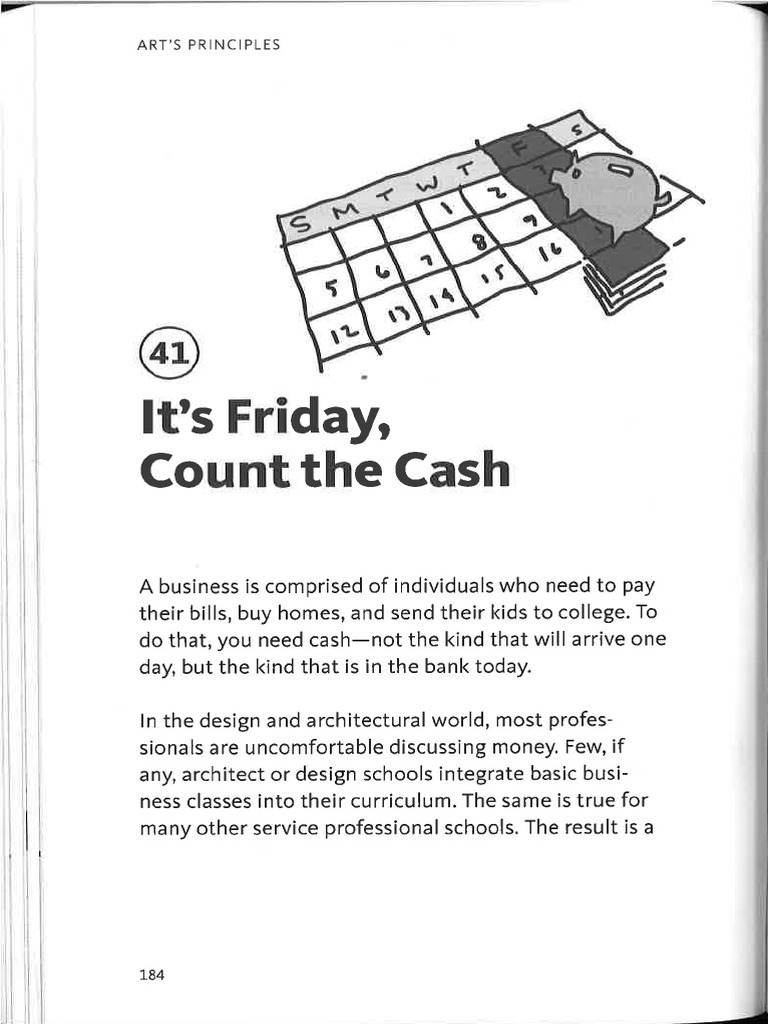 It's Friday, Count The Cash + Know Your Numbers | PDF