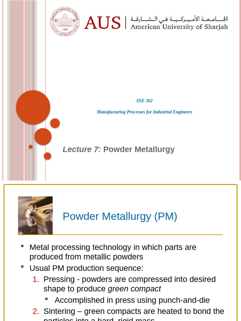 7 - Powder Metallurgy | PDF | Sintering | Porosity