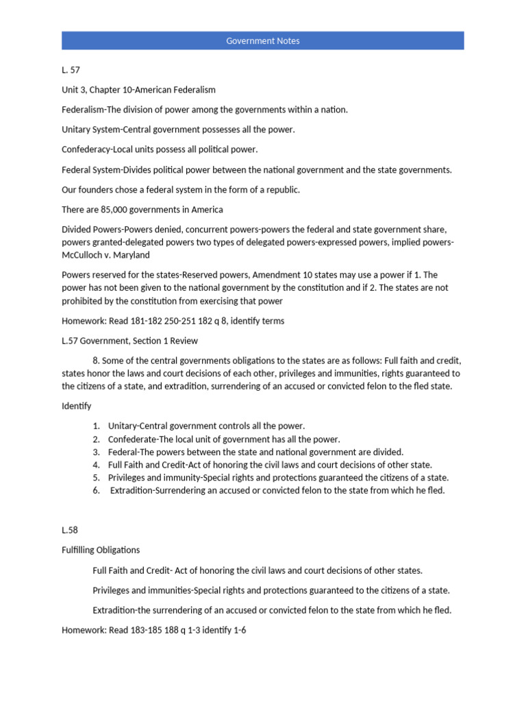 Government notes | PDF | Taxes | County (United States)