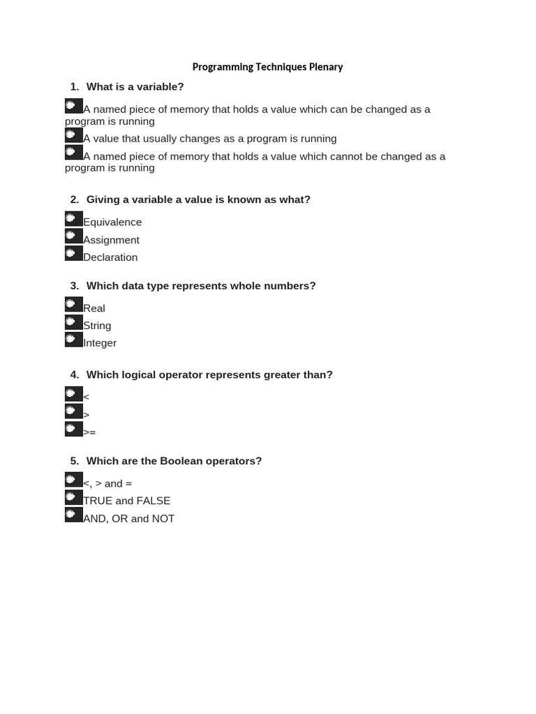 Beginner Programming Basics | PDF