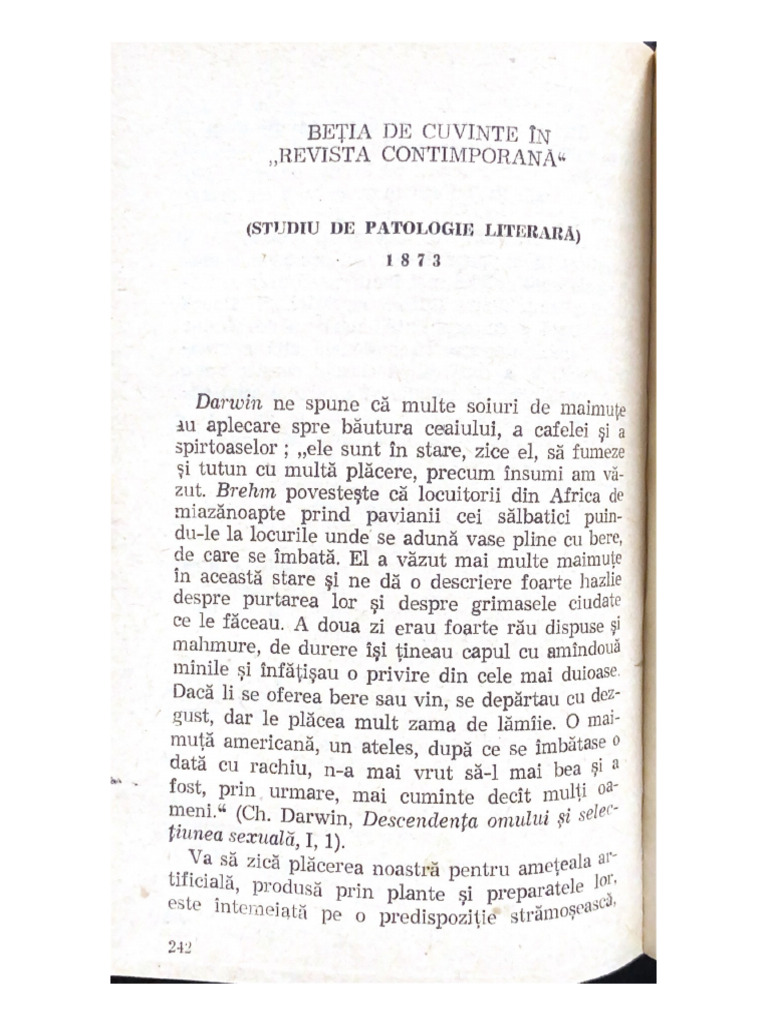 Beția de Cuvinte (1873) | PDF