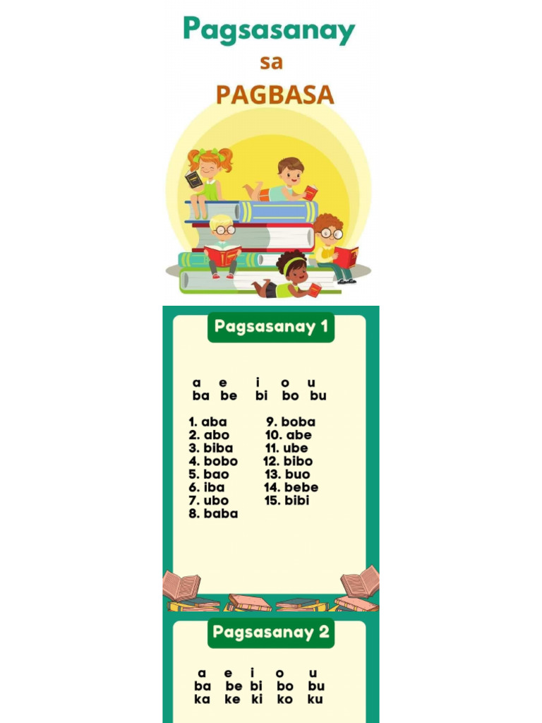 Pagsasanay-sa-Pagbasa | PDF
