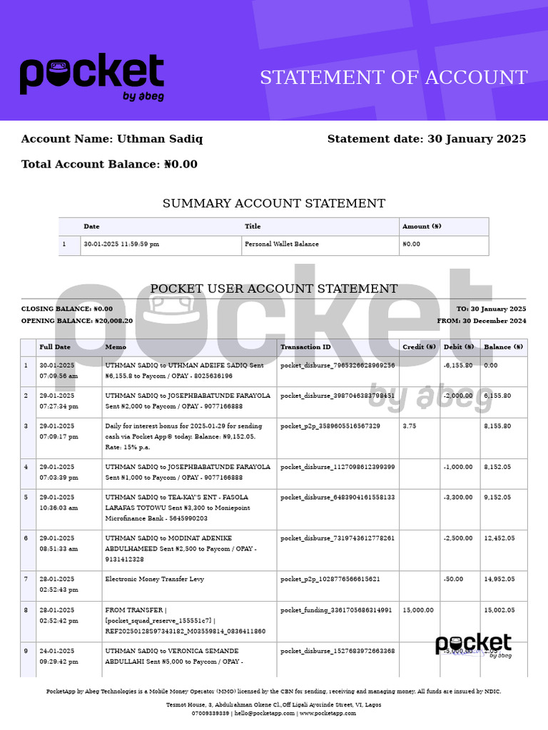 Account Statement | PDF | Personal Finance | Service Industries