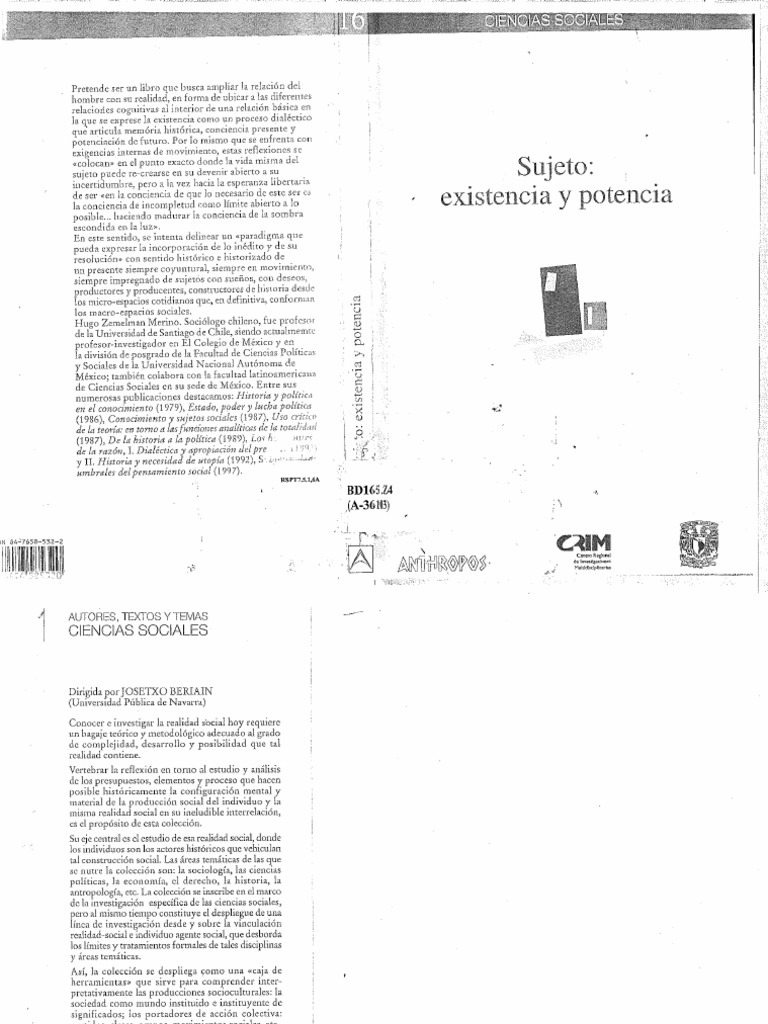 Zemelman (1998) | PDF