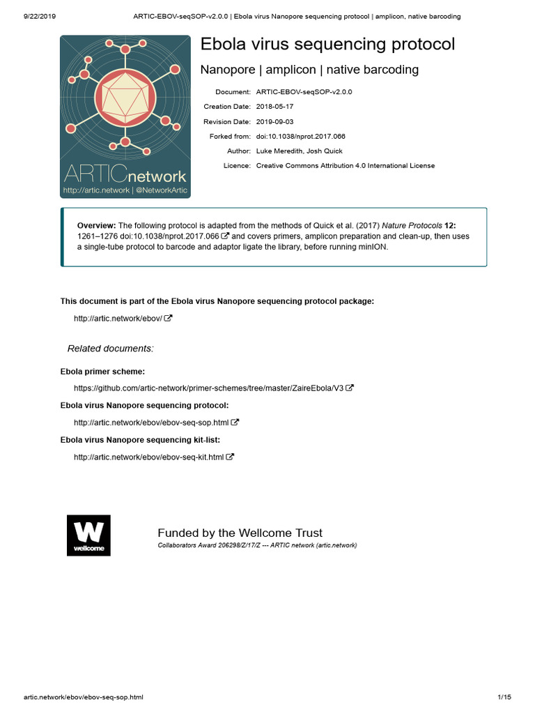 ARTIC-EBOV-seqSOP-v2.0.0 _ Ebola virus Nanopore sequencing protocol _ amplicon, native barcoding ...