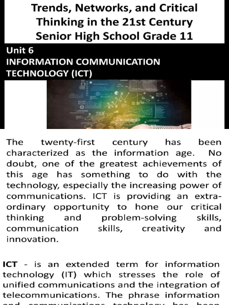 Ict | PDF