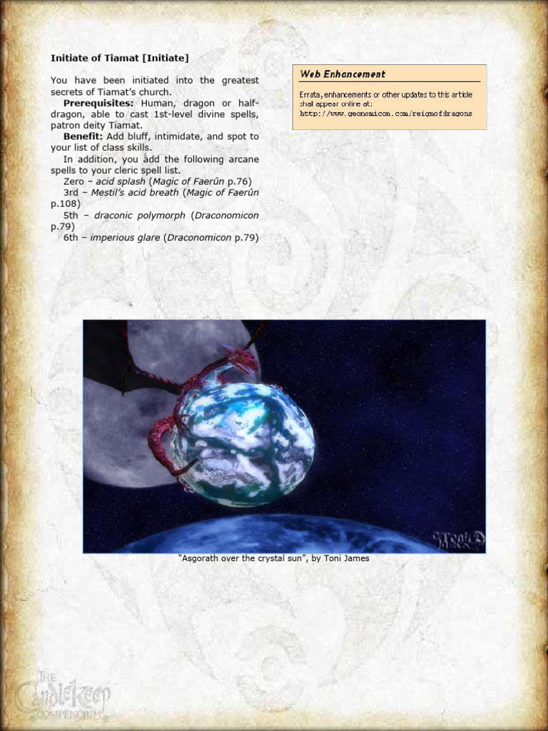 The Candlekeep Compendium - 1721 | PDF | Dragon | Elf (Dungeons & Dragons)