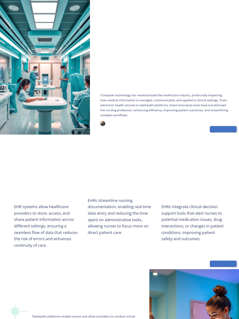 CSC 351 - Applications of Computers in Nursing Week I - III | PDF ...