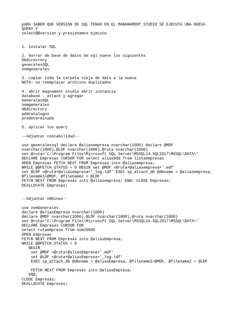 Pasar Empresas | PDF | Servidor SQL de Microsoft | Software de Microsoft
