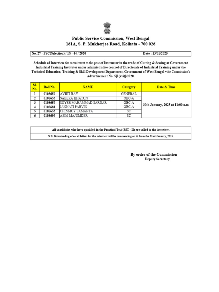 Interviewschedule-Sewing | PDF