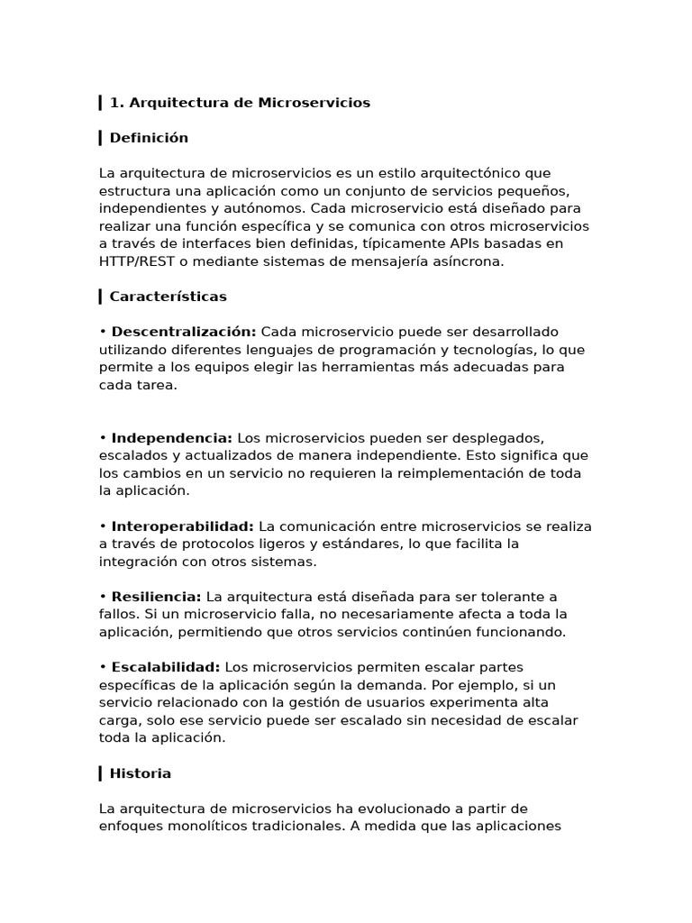 Arquitectura de Micro Servicios | PDF | Escalabilidad | Ciencias de la ...